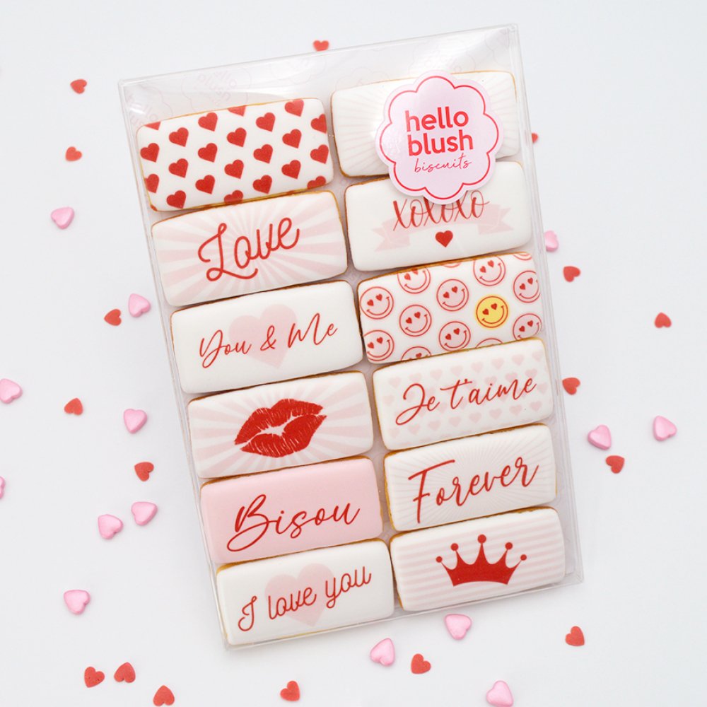 Coffrets, Pochettes et box | Hello Blush Biscuits