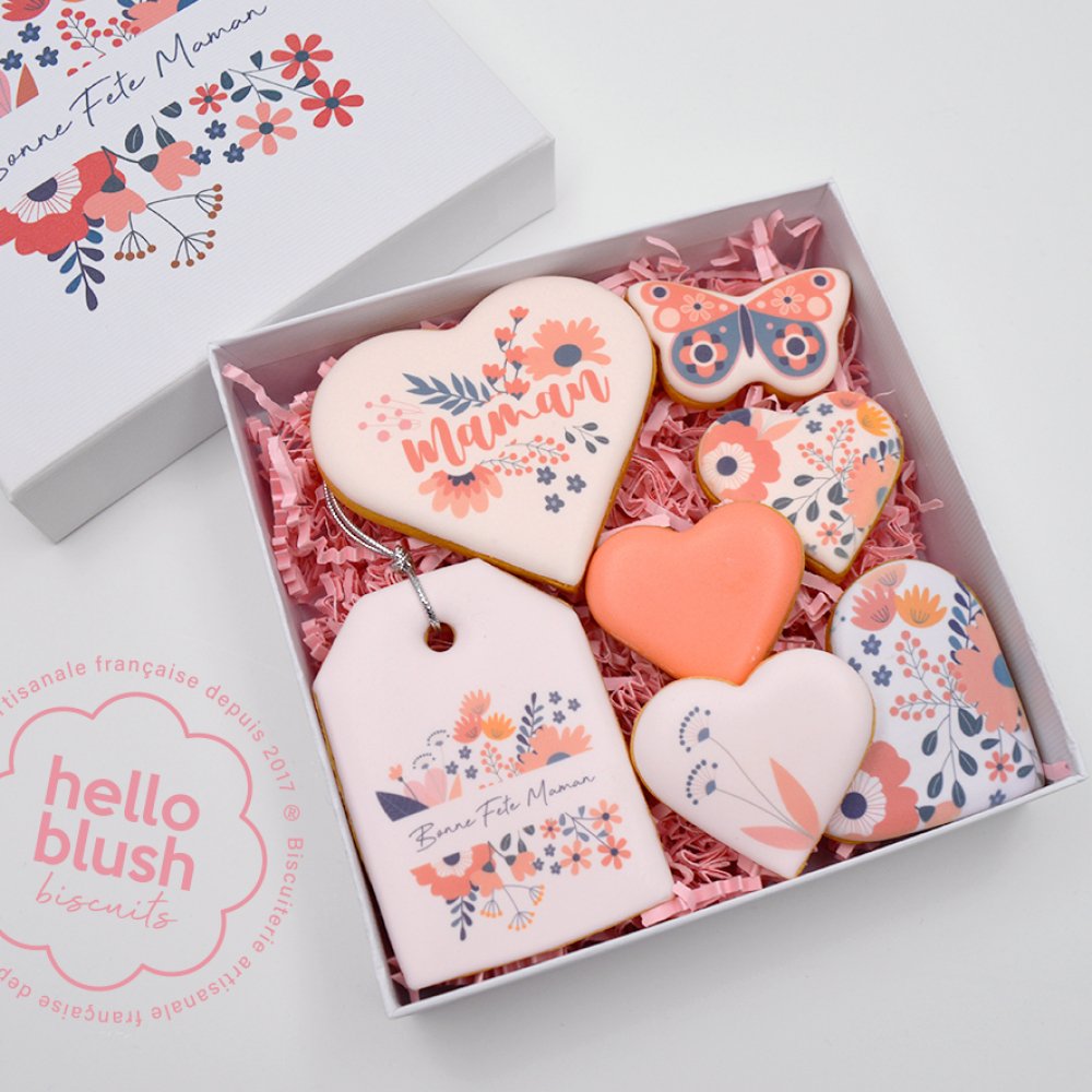 Coffrets, Pochettes et box | Hello Blush Biscuits